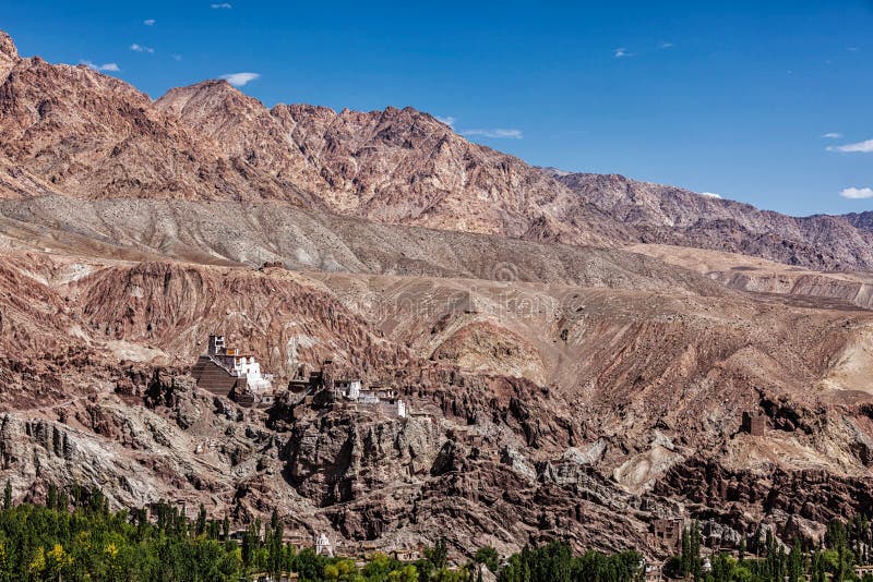 Basgo Monastery. Ladakh, India Stock Photo - Image of landscape, gompa ...