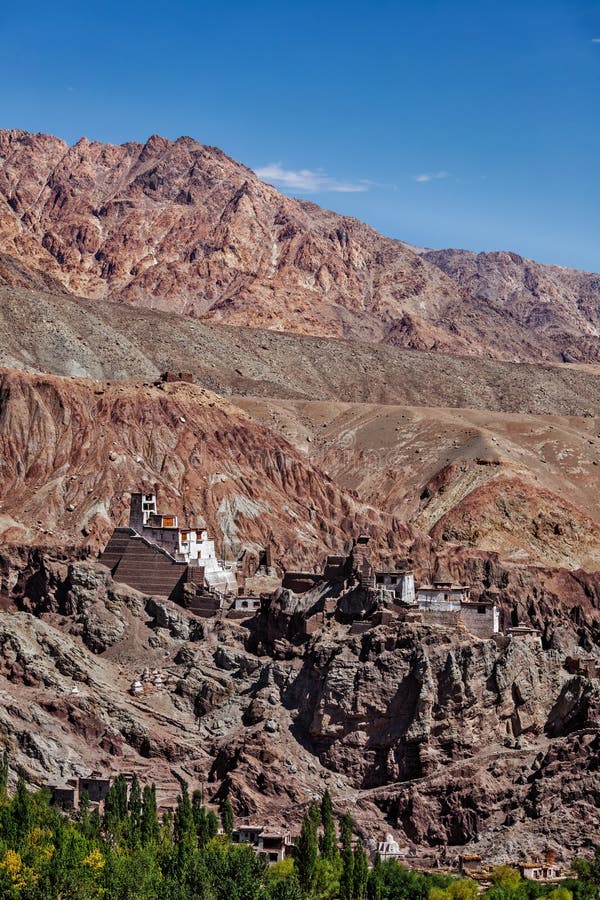 Basgo Monastery. Ladakh, India Stock Image - Image of nature, tibetan ...