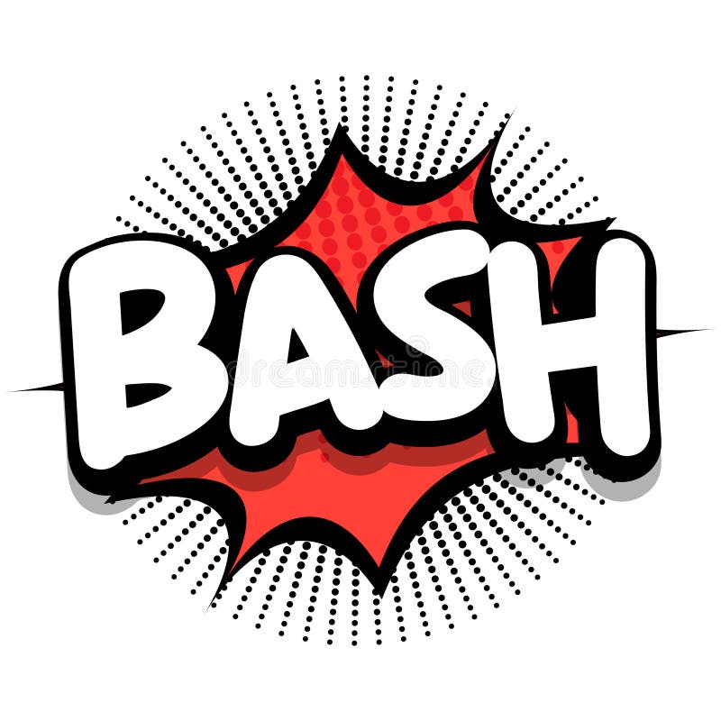 Bash Pop Art Comic Speech Bubbles Book Sound Effects Stock Vector ...