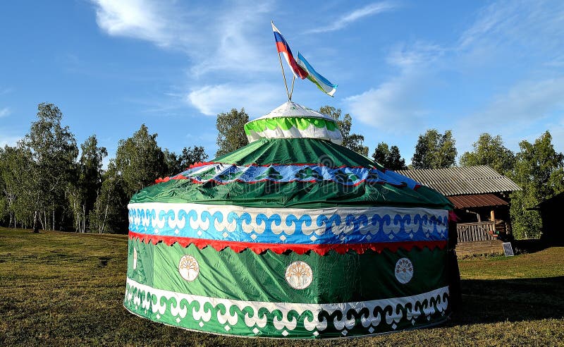 Bashkortostan tatar tent editorial photography. Image of country - 45330092