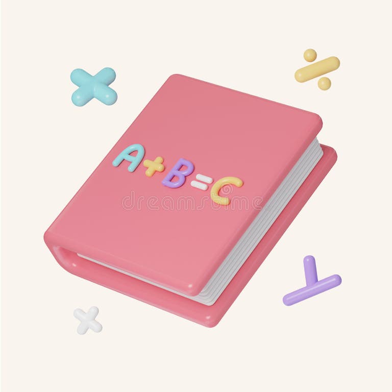 Basic Algebra Education and Learning Education 3d Icons, Back To School ...