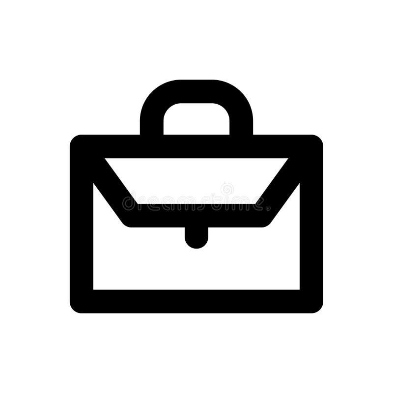 Basic app briefcase icon stock vector. Illustration of finance - 94905842