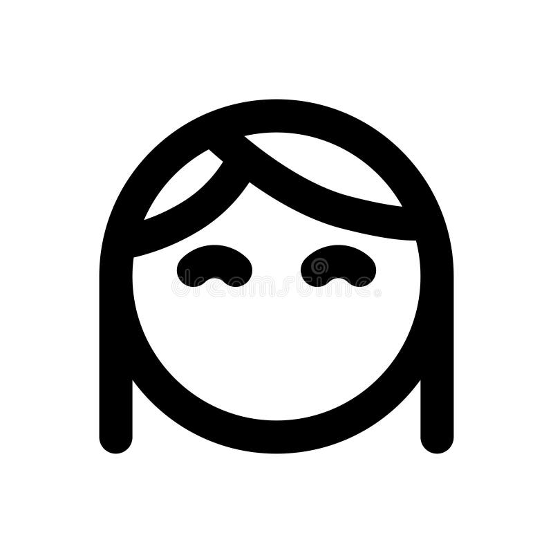 Basic App Female Icon Stock Illustrations – 110 Basic App Female Icon ...