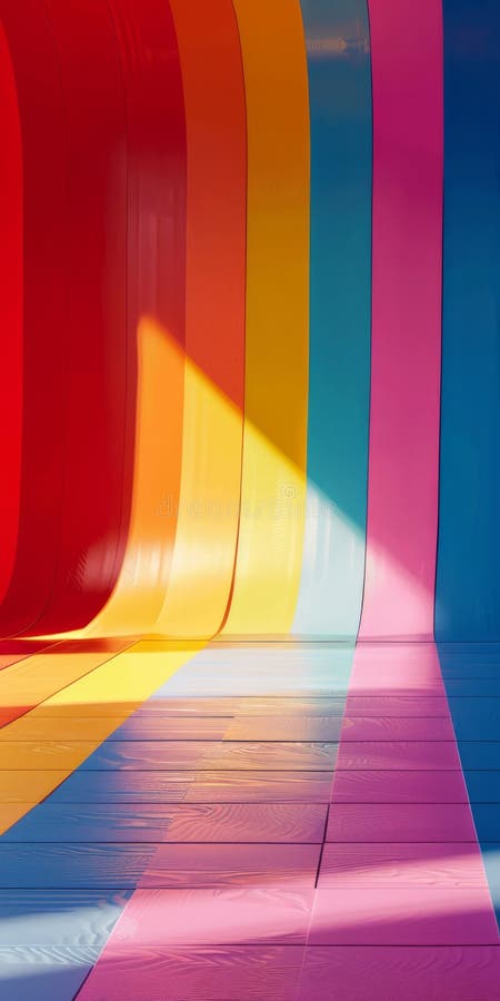 Basic Backdrop with Pride Month Elements Stock Illustration ...