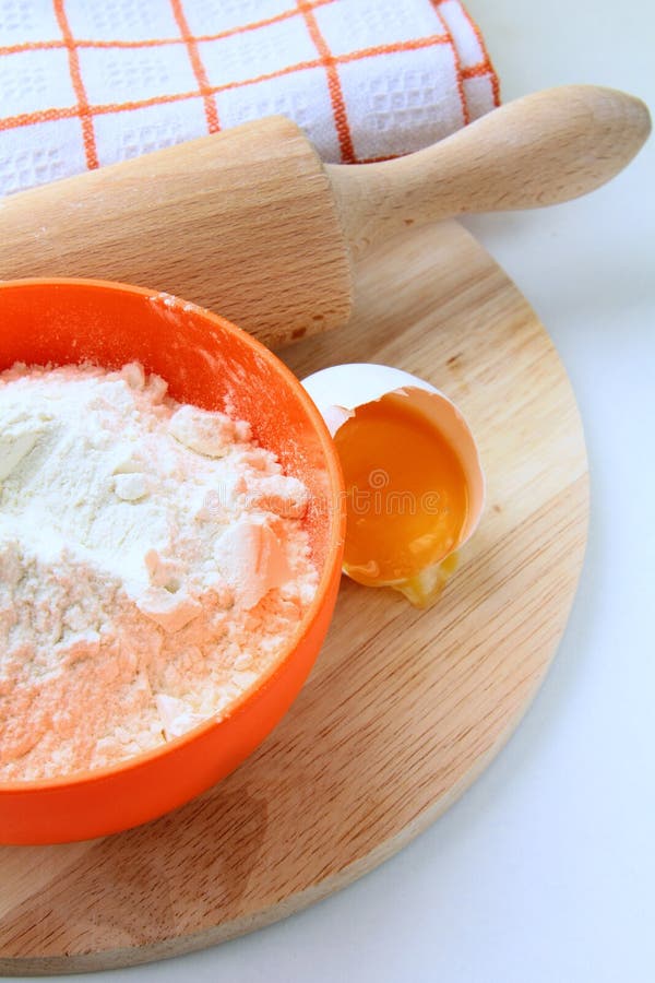 Basic baking ingredients stock photo. Image of wheat - 18554064