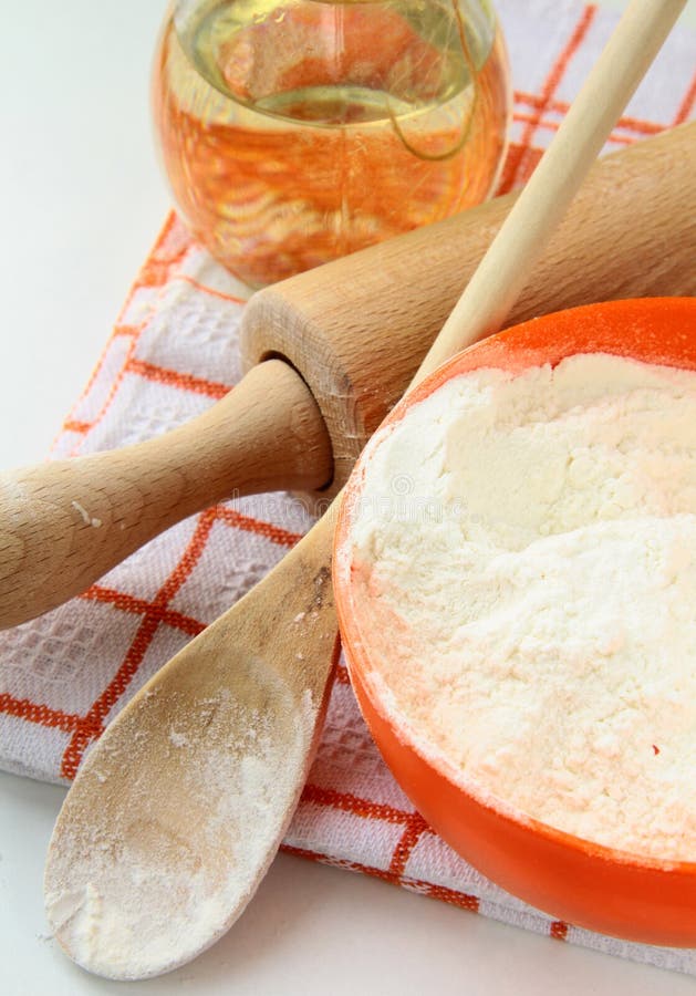 Basic baking ingredients stock photo. Image of wheat - 18576314