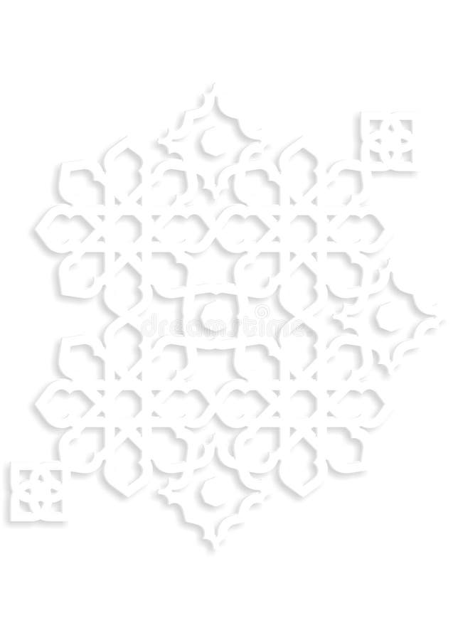 Basic Black and White Pattern with an Embossed Stock Illustration ...