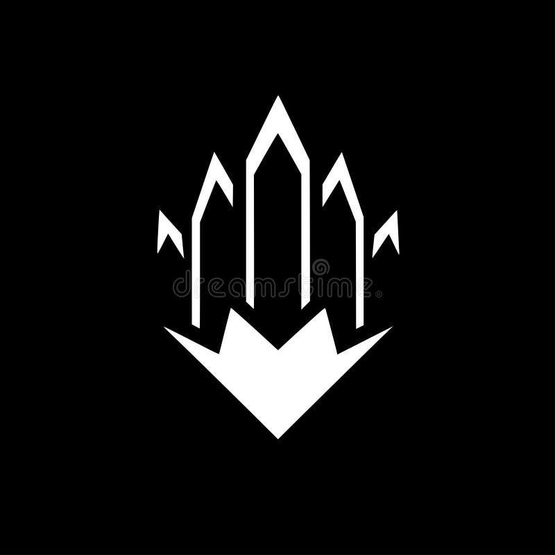 Crystal - Minimalist and Flat Logo - Vector Illustration Stock Vector ...