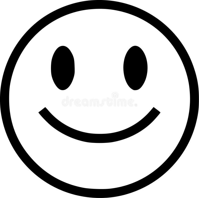 Smiley Face - Minimalist and Simple Silhouette - Vector Illustration ...