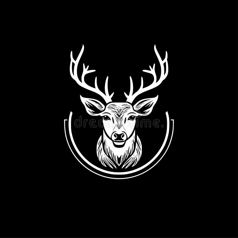 Dear - Minimalist and Flat Logo - Vector Illustration Stock ...