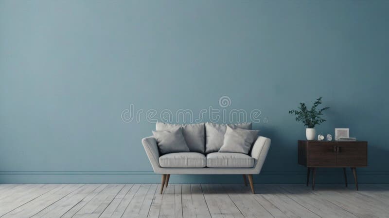 Basic Blue Minimal Elegant Background. Simple Aesthetic, Minimalist ...