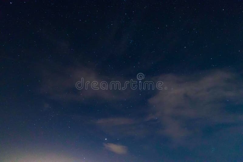 Basic blue night sky stock image. Image of cassiopeia - 129627435