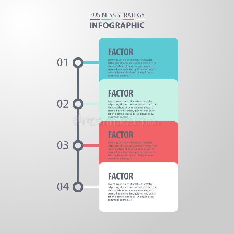 Basic Business Infographics Design Template Illustration Stock Vector ...