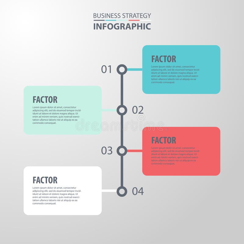 Basic Business Infographics Design Template Illustration Stock Vector ...