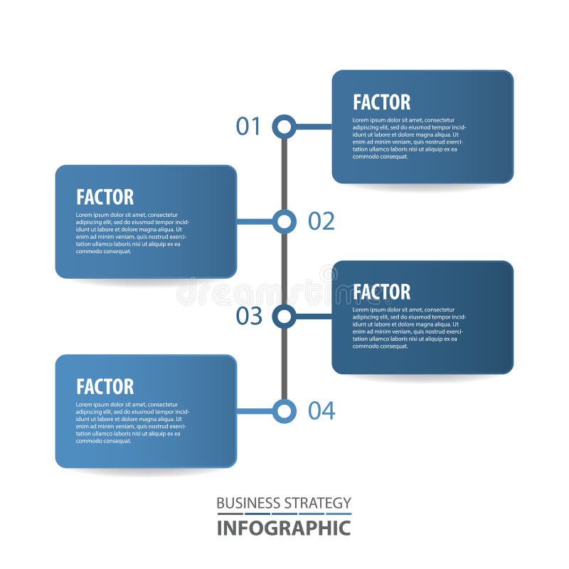 Basic Business Infographics Design Template Illustration Stock Vector ...