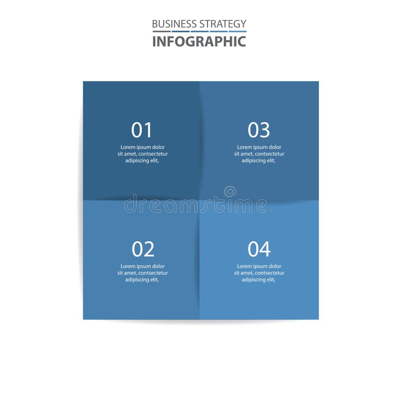Basic Business Infographics Design Template Illustration Stock ...