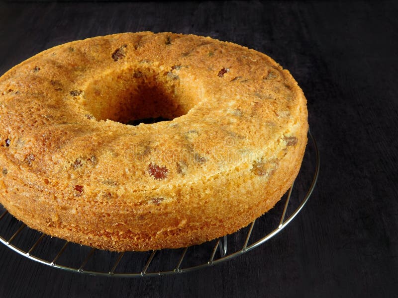 Basic Cake. a Cake is Prepared To Be Decorated Stock Photo - Image of ...