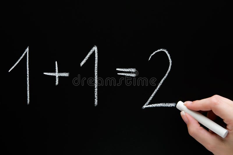 2 plus 2 equals 5 stock image. Image of math, orwell, addition - 9364763