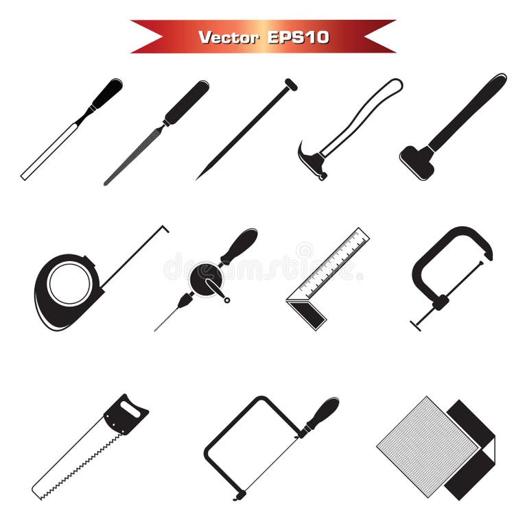 Carpenter Tools Icon Stock Illustrations – 9,443 Carpenter Tools Icon ...