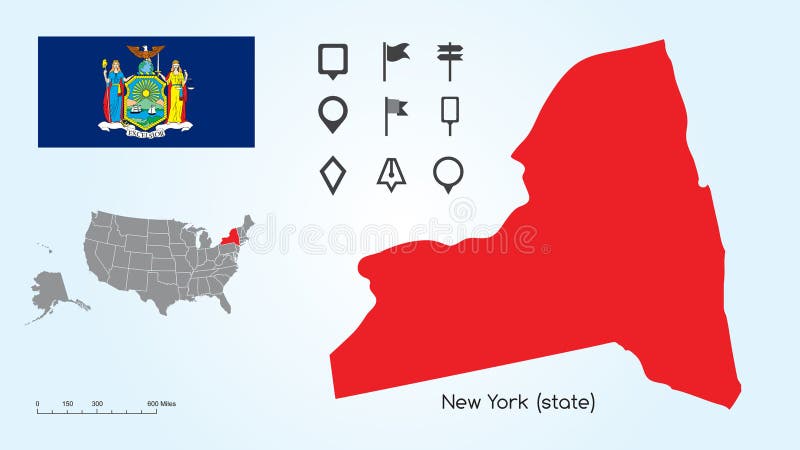 Gps Map New York Stock Illustrations – 195 Gps Map New York Stock ...