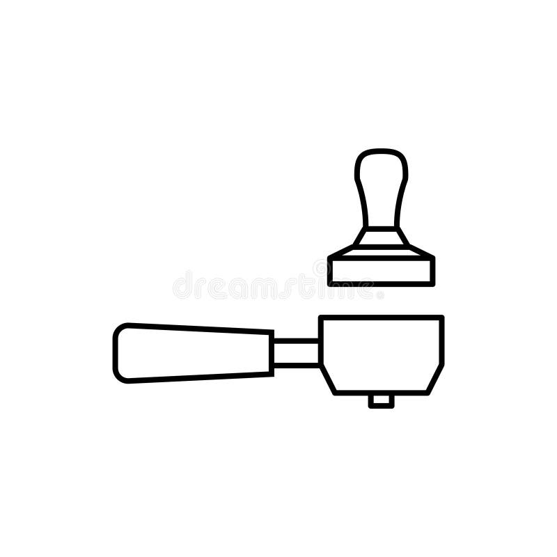 Portafilter Icon , Vector Illustration Stock Vector - Illustration of ...