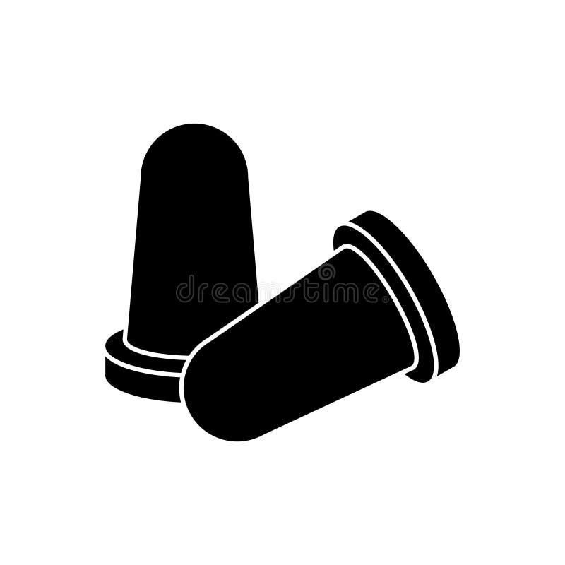 Earplug Icon , Vector Illustration Stock Vector - Illustration of ...