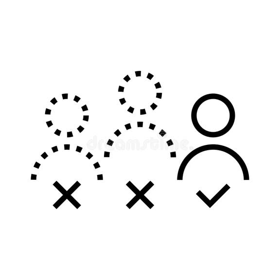 Absentees Icon, Vector Illustration Stock Vector - Illustration of ...