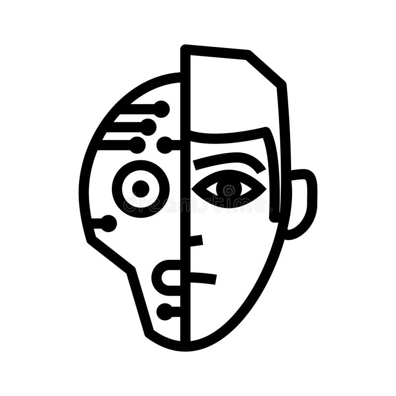 Thinking face icon stock vector. Illustration of hand - 163721504