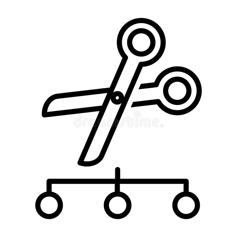 Separation Icon, Divide Icon, Vector Illustration Stock Vector ...