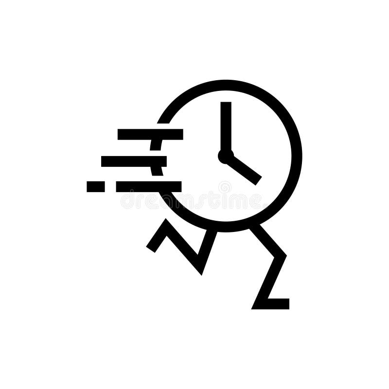 Deadline Icon, Illustration Stock Vector - Illustration of isolated ...