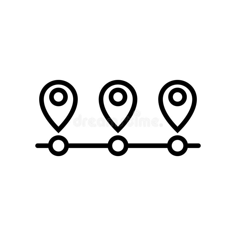 Timeline Icon, Vector on a White Background. Stock Vector ...