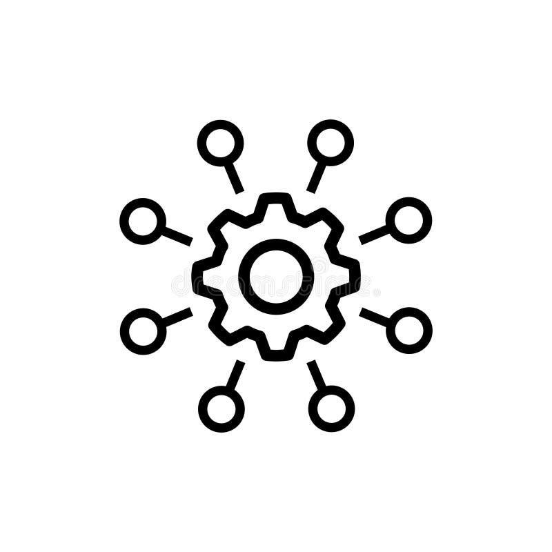 Microservices Icon. Vector on a White Background. Stock Vector ...