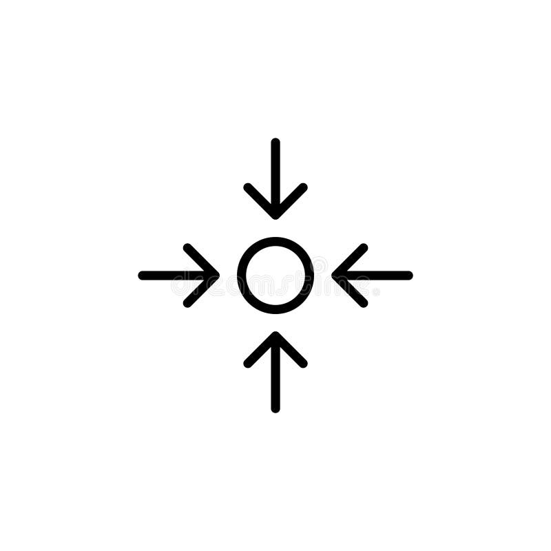 Concentration Icon, Vector on a White Background. Stock Vector ...