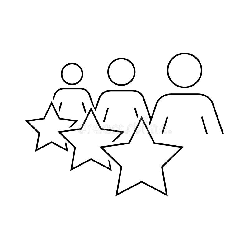 Customer Experience Icon on a White Background. Stock Vector ...