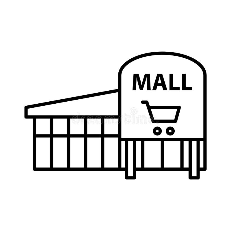 Mall Icon Vector From Mall Collection. Thin Line Mall Outline Icon ... Mall Icon Vector From Mall Collection. Thin Line Mall Outline Icon ...