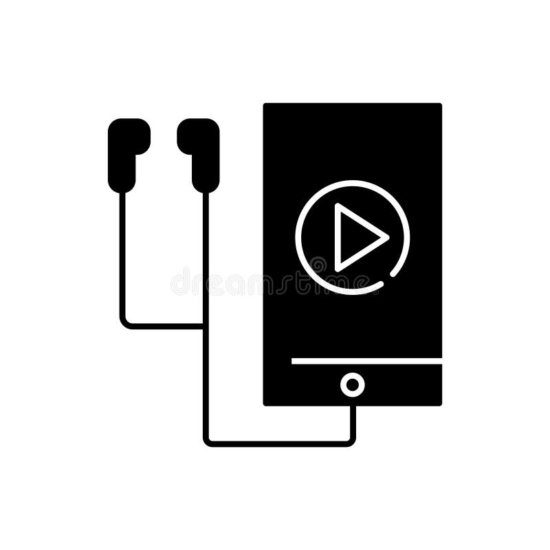 Walkman Icon in Trendy Design Style. Walkman Icon Isolated on White ...