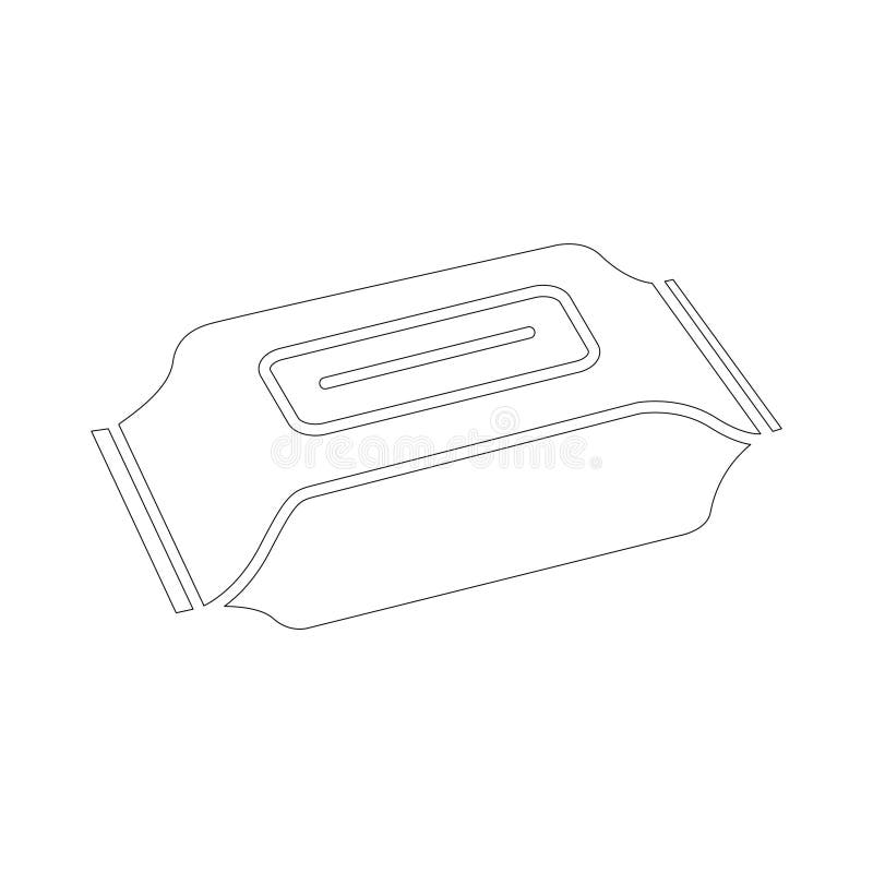 Wet wipes icon stock vector. Illustration of isolated - 163721211