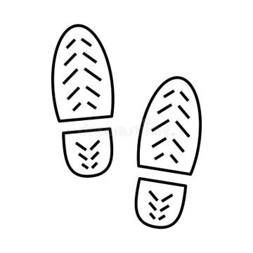 Shoe Print Line Stock Illustrations – 5,404 Shoe Print Line Stock ...