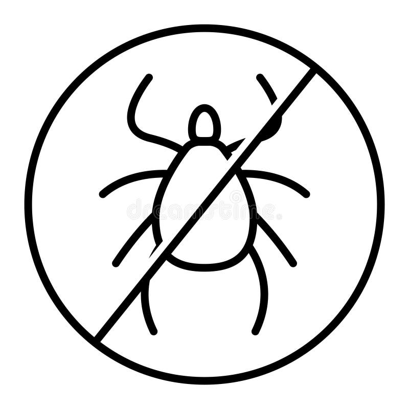 Tick Insect Line Stock Illustrations – 1,175 Tick Insect Line Stock ...