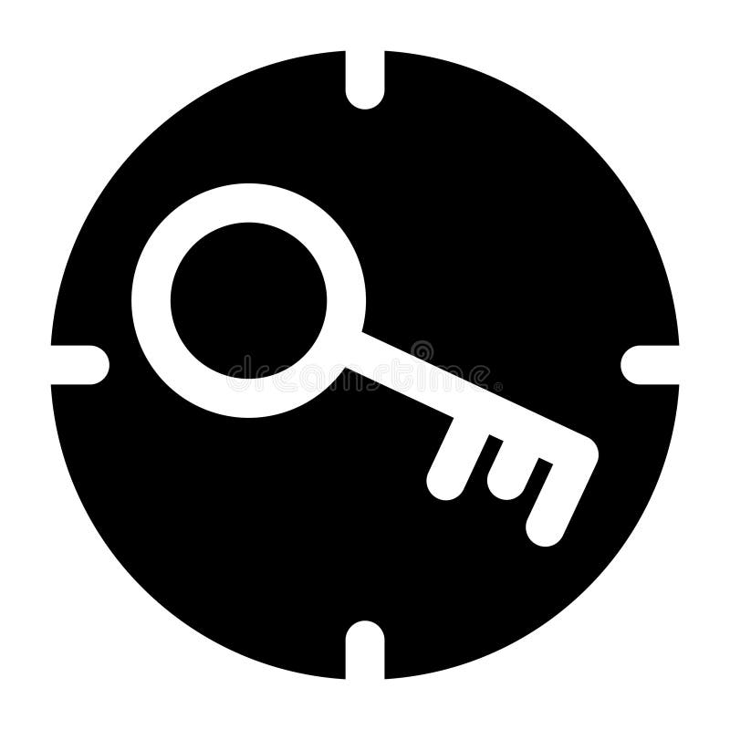 Keyword Icon, Vector Line Illustration Stock Vector - Illustration of ...