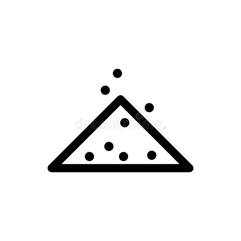 Salt Icon, Vector Line Illustration Stock Vector - Illustration of ...