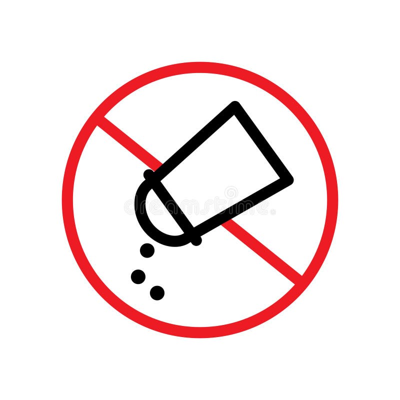 Salt Free Icon Stock Illustrations – 472 Salt Free Icon Stock ...