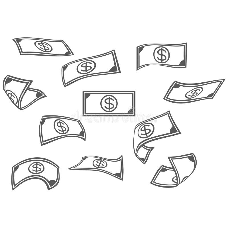 Raining Money Stock Illustrations – 999 Raining Money Stock ...