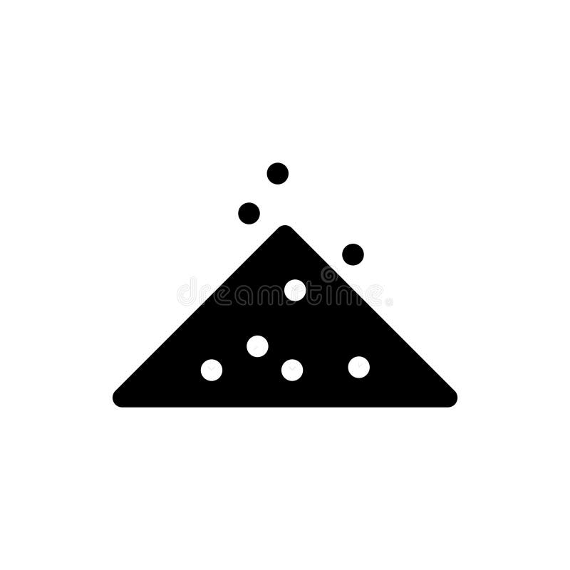 Salt Icon, Vector Line Illustration Stock Vector - Illustration of ...