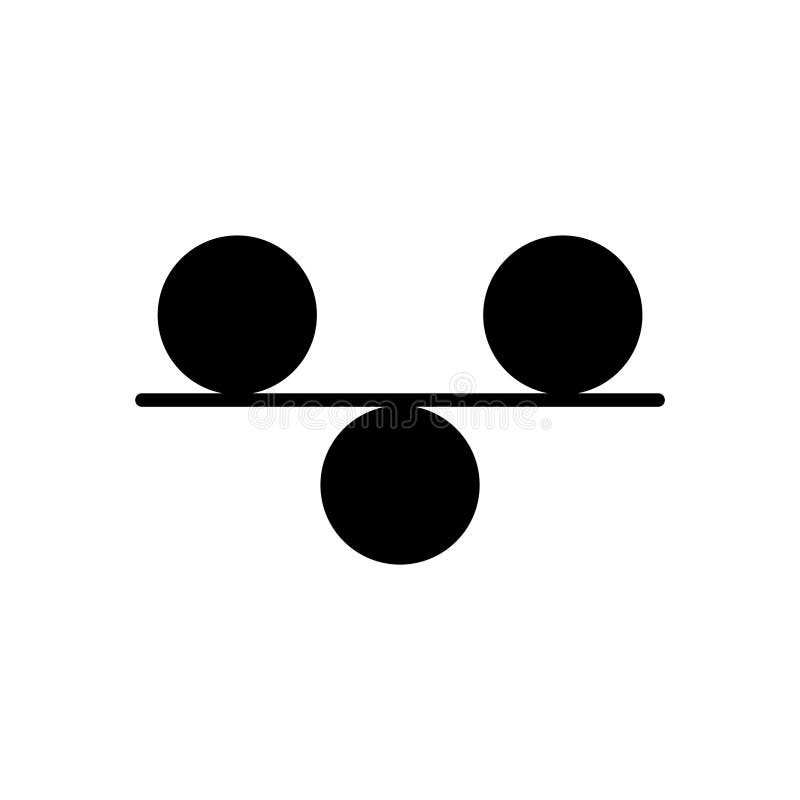 Stability Icon, Vector Illustration. Stock Vector - Illustration of ...