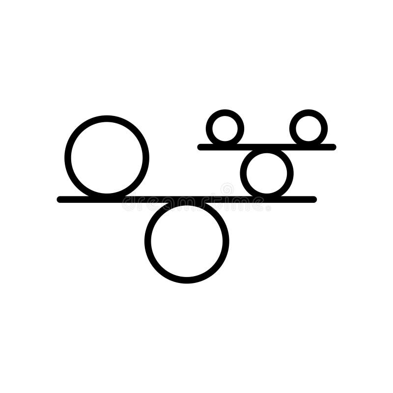 Stability Icon, Vector Illustration. Stock Vector - Illustration of ...