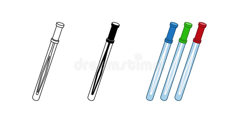 Bubble Wands Icon , Vector , Line Color Vector Illustration Stock ...