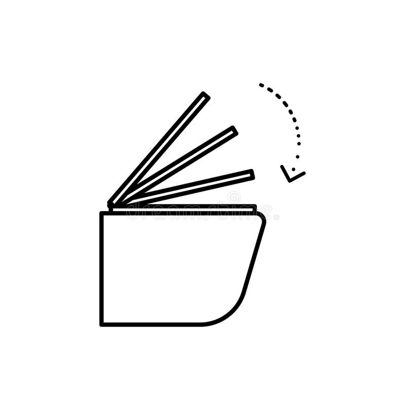 Soft Closing Icon , Line Color Vector Illustration Stock Vector ...