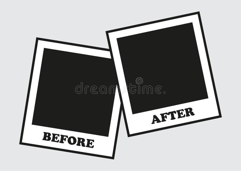 Before after Icon Screen, Icon Vector , Line Color Vector Illustration ...