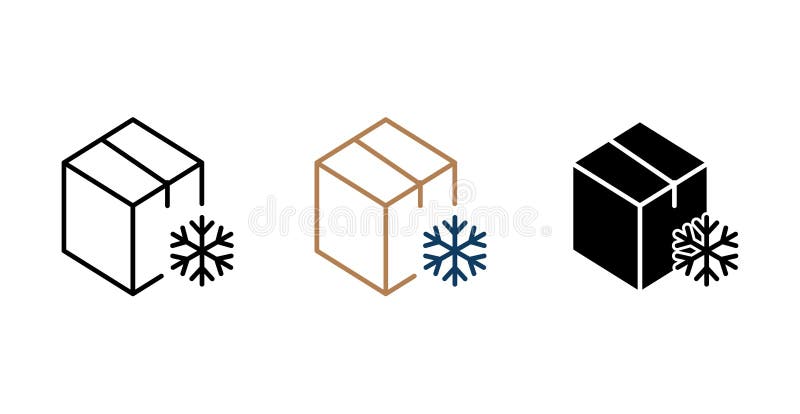 Cold Box Icon, Line Color Vector Illustration Stock Vector ...